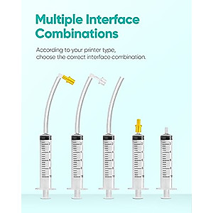 Printer Cleaning Kit | Printhead Cleaning Kit for HP Epson Canon Brother Inkjet Printer 8600 8610 8620 ET-2650 WF-2650 WF-2750 WF-7710 ect,High Efficiency Premium Syringe,100ML Best-Printers Certified