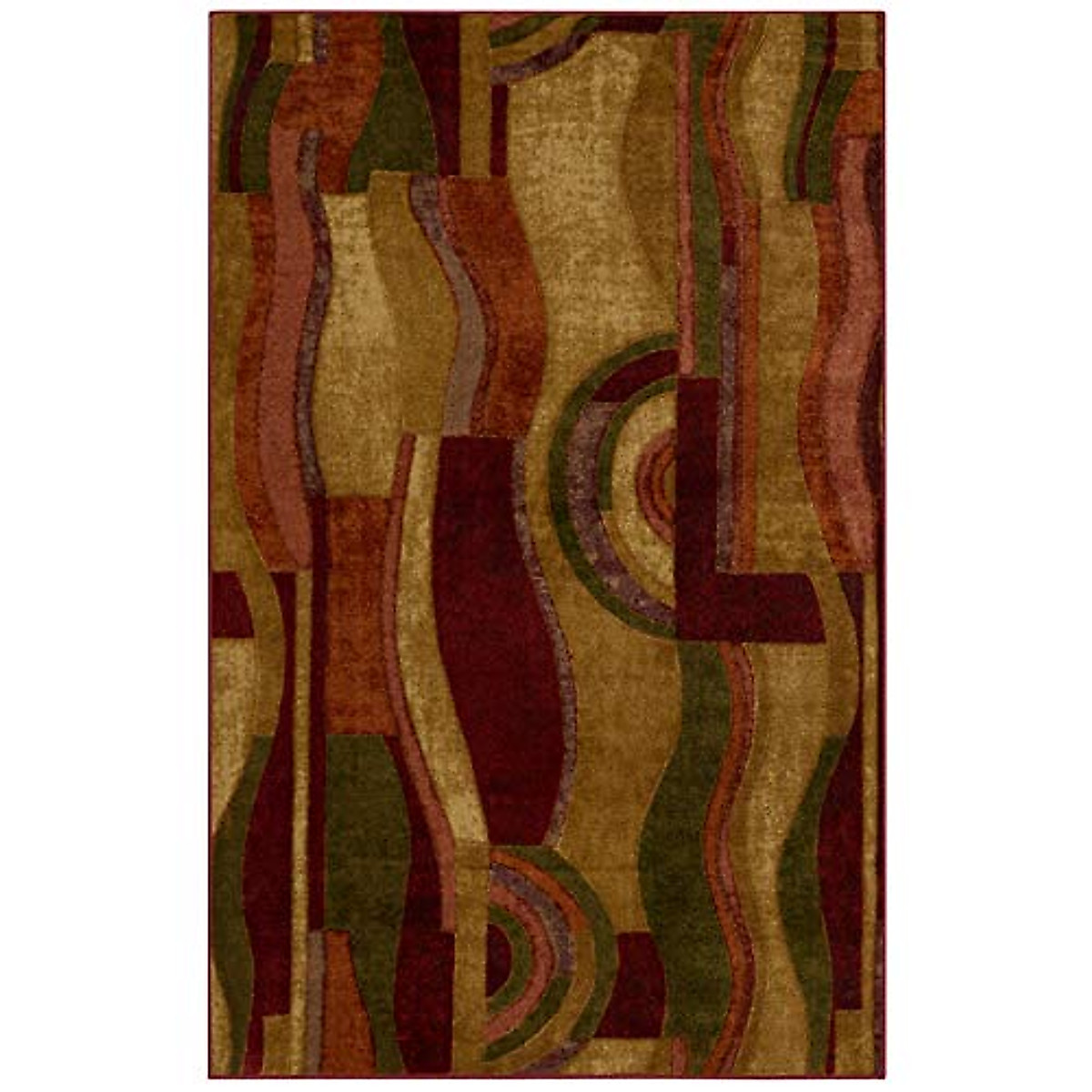 Mohawk Home Picasso Area Rug, 3' 9" x 5' 8", Wine