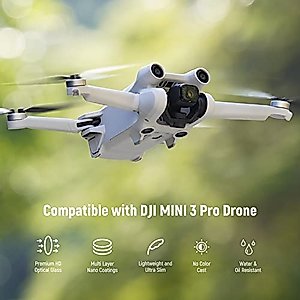 NEEWER Effects Filters and ND Filters Compatible with DJI Mini 3/Mini 3 Pro, 12 in 1 Includes ND8/16/32/64/128/256/ND1000/UV/CPL/Blue Streak Anamorphic/Light Pollution Reduction/Star Filters