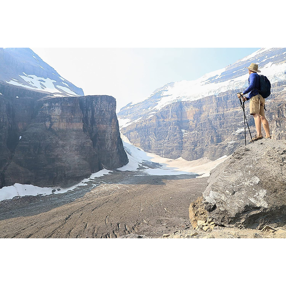 Montem Ultra Strong Trekking, Walking, and Hiking Poles - One Pair (2 Poles) Anti-Shock Cork Handle - Collapsible, Lightweight, Quick Locking, and Ultra Durable