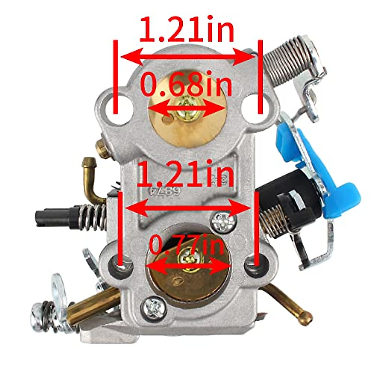Carbbia WTA-29 Carburetor 544883001 with Tune up Kit for Husqvarna 461 460 455 455E Gas Chainsaw for Jonsered CS2255 Chain Saw Carb WTEA-1-1 C1M-EL35 544227401 544312901 544888301