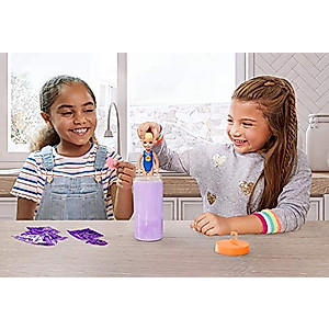 Barbie Color Reveal Chelsea Doll with 6 Surprises: Water Reveals Doll’s Look & Creates Color Change on Hair; 4 Mystery Bags Contain a Surprise Detachable Ponytail, Skirt, Shoes & Accessory