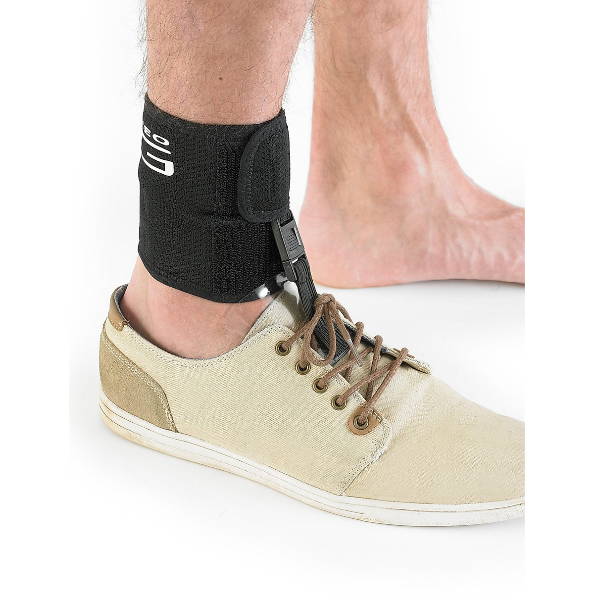 Neo-G Drop Foot Daily Support & Relief – Helps with Drop Foot, Nerve Injury, Foot Position, Relieve Pressure, Ankle & Foot Orthosis – Class 1 Medical Device - L - Black