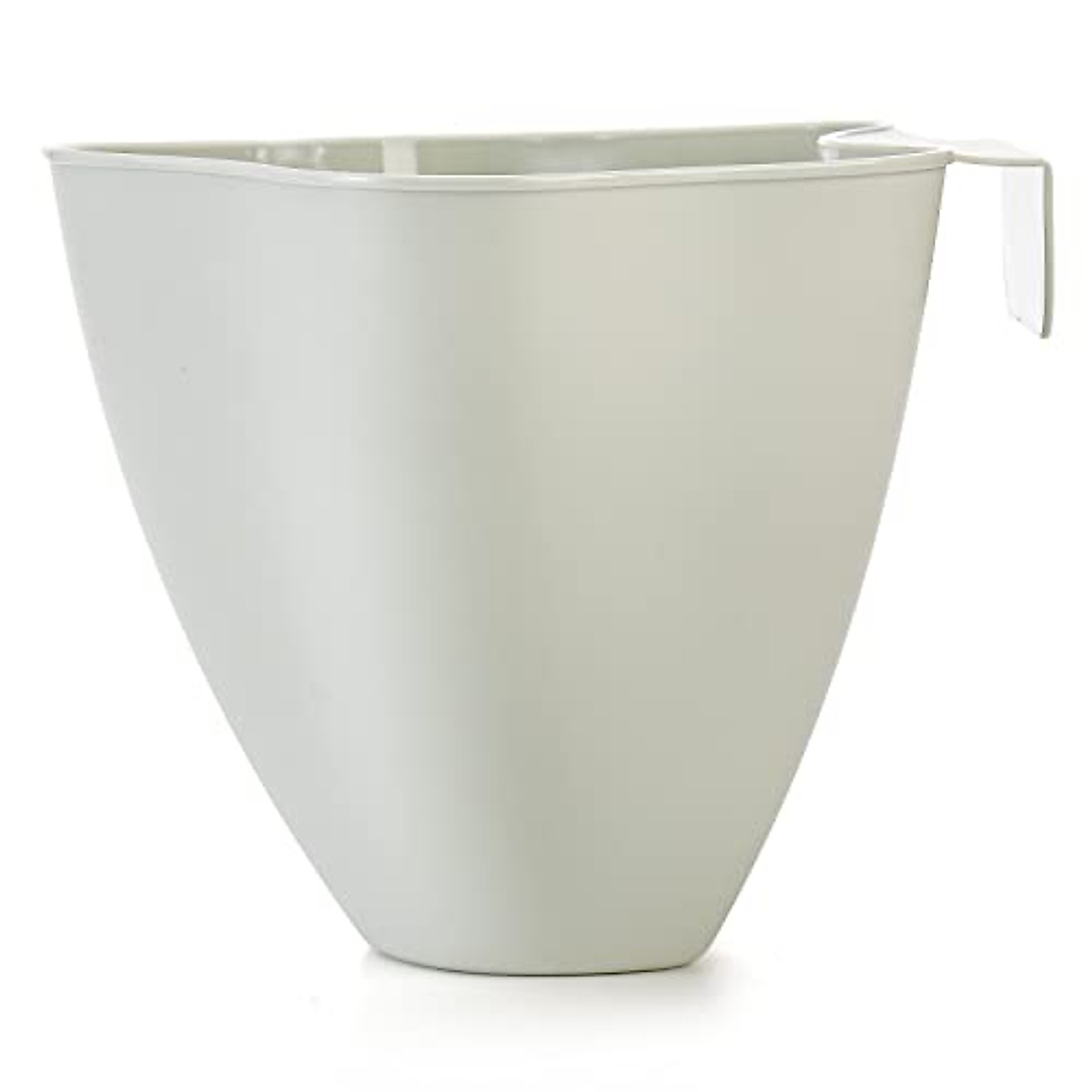 Nicunom 6 Pack Hanging Kitchen Waste Bins, Over-Cabinet Trash Can Hanging Small Plastic Garbage Bowl Collecting Food Scraps for Bedroom Bathroom Office Camping Cupboard