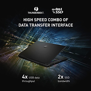 MSI Stealth GS66 Gaming Laptop: Intel Core i9-12900H, GeForce RTX 3070 Ti, 15.6" 360Hz Display, 32GB DDR5, 1TB NVMe SSD, Thunderbolt 4, Cooler Boost Trinity+, Win 11 Home: Core Black 12UGS-025