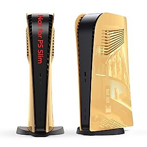 Plates for P5 Digital Edition, Faceplate with Cooling Vents, Anti-Scratch Dustproof Protective Cover Plates for P5 Digital Edition (Golden)