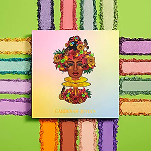 Juvia's Place The Garden of Juvias - Pink, Lilac, Mint Green - Eyeshadow Palette, Professional Eye Makeup, Pigmented Eyeshadow Palette, Makeup Palette for Eye Color & Shine