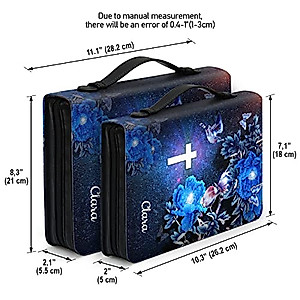 Jesuspirit Bible Case for Women - Spiritual Gifts for Women - Personalized Large Leather Bible Covers for Christian - Bible Study Organizer