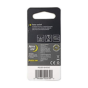 Nite Ize PetLit LED Collar Light, Dog Or Cat Collar Light, Replaceable Batteries, White LED Jewel Design