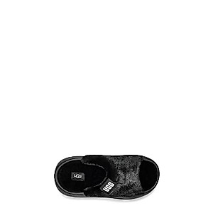 UGG Women's FOAMO UGGPLUSH Slide Sandal, Black, 8
