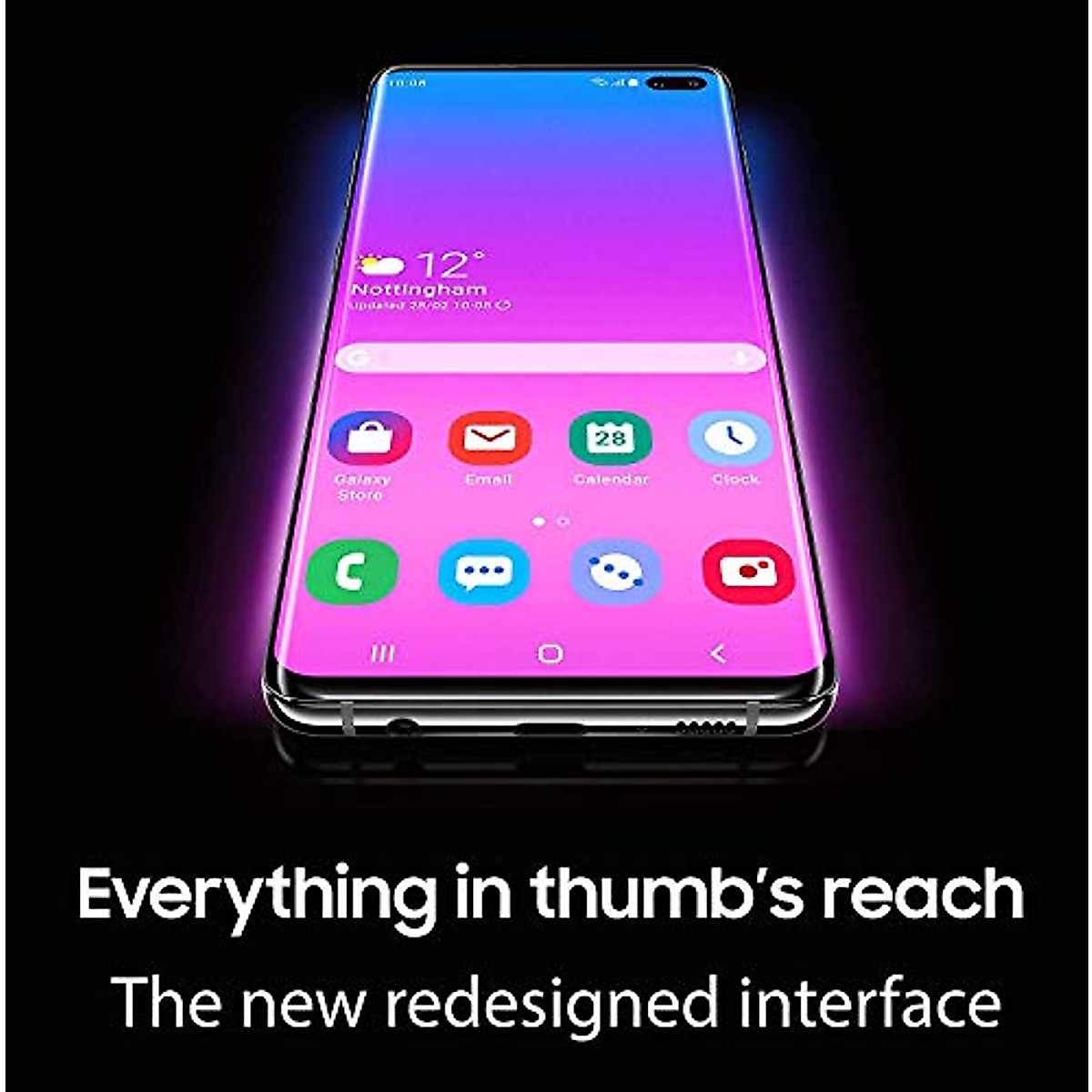 Samsung Galaxy S10+ Plus 128GB / 8GB RAM SM-G975F Hybrid/Dual-SIM (GSM Only, No CDMA) Factory Unlocked 4G/LTE Smartphone - International Version (Prism Green, 128GB)