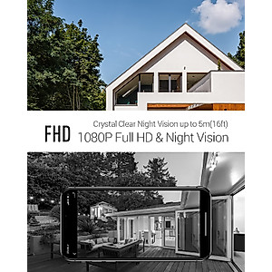 EZVIZ Video Doorbell Camera, 2.4Ghz/5Ghz Wi-Fi 1080P Wired Security Camera with AI-Human Detection, 2-Way Talk, Existing Wiring Required | DB1C