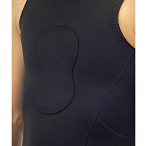 DXDivers 2MM Vest with PAD ON Chest Scuba Diving Freediving Spearfishing (Medium)