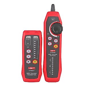 UNI-T UT683KIT Cable Tester Wire Tracker for RJ11 and RJ45 Cables Tester, Telephone Line Finder Cable Collation, Network Maintenance Collation, Repairing Networking Tool