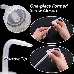 Sotica 2PCS Tattoo Bottles - 500ml Tattoo Wash Bottle Tattoo Spray Bottles Squirt Bottle Tattoo Squeeze Bottles For Tattooing with Measure(16oz) for Medical Lab Succulent Watering