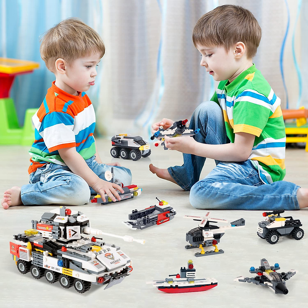 EP EXERCISE N PLAY City Military Armored Chariot Building Blocks STEM Toy Set, Age 6+, 932 Pieces