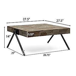 Christopher Knight Home Coffee Table, Black + Gray