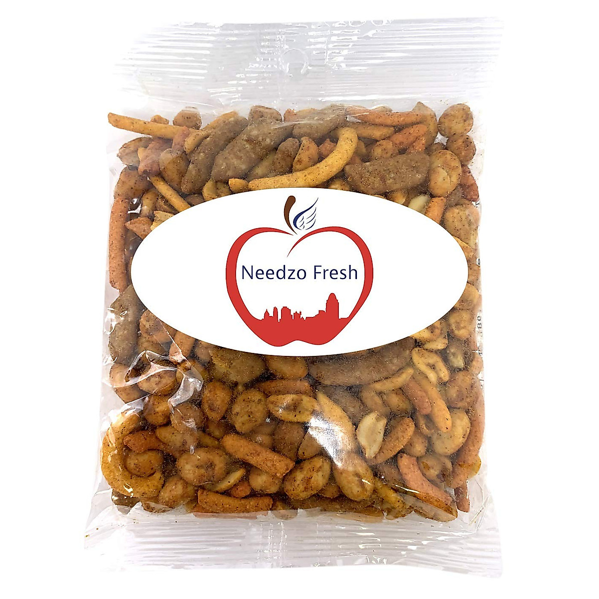 Needzo Fresh Cajun Trail Mix, Snack Variety Pack for Adults and Kids, 2 Bags, 7 Ounces Each