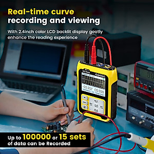 Upgraded SG-004A Signal Generator, Seesii 4-20mA 0-24V Adjustable Analog Current Voltage Generator Simulator with Real-time Curve,Historical Record, Resistance Pressure Generator Calibrator