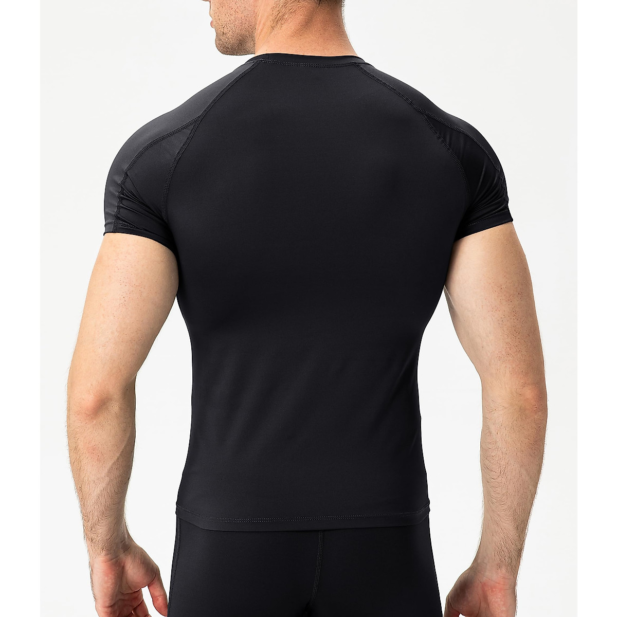 2/3 Pack Men's Compression Shirts Short Sleeve Workout T-Shirt Cool Dry Undershirts Baselayer Sports Shirt Running Tops
