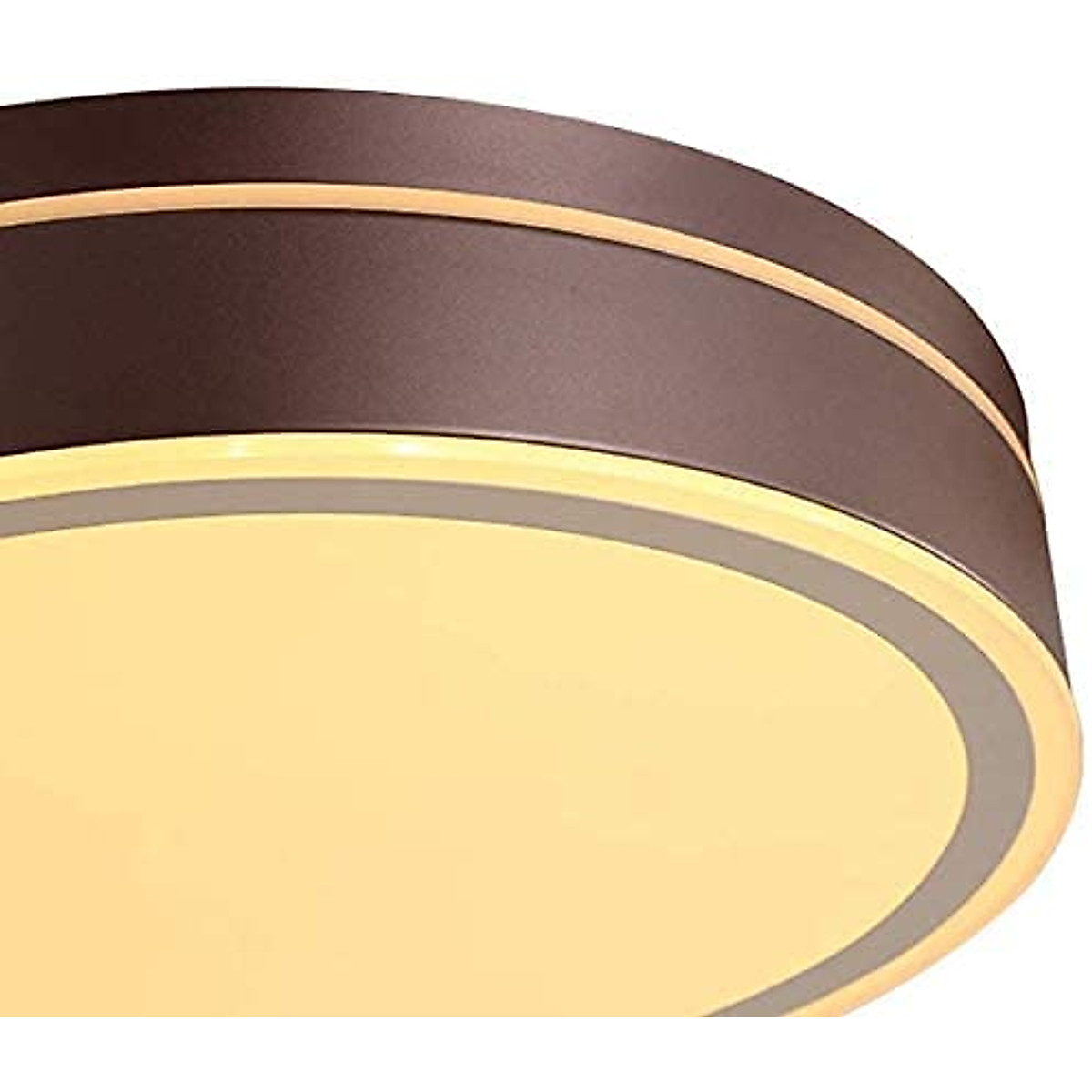 Lighting Groups 42" Retractable Ceiling Fans with LED Light Remote Control 4 Invisible Clear ABS Blades Livingroom Diningroom Fan Chandelier Indoor Ceiling Light Kits with Fans (Brown)