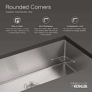 Kohler K-5284-NA, Large/Medium (No Tall Apron)