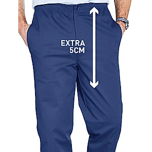 Chums | Men's | HIGH-RISE Rugby Cotton Pants | Navy