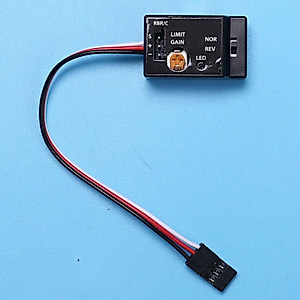 GIUIN Mini Gyro Gyroscope for D12 1/10 RC Car Drift Car Steering Output Integrated Compact Light-Weight Design