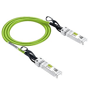 [Green] Colored 10G SFP+ DAC Cable - Twinax SFP Cable for Ubiquiti UniFi Devices, 1-Meter(3.3ft)