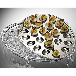 Prodyne Egg Platter, 17", Silver