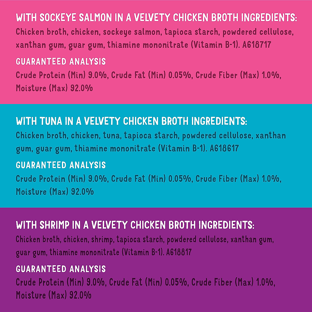 Purina Friskies Grain Free Wet Cat Food Lickable Cat Treats Variety Pack, Lil' Soups With Salmon, Tuna or Shrimp - (Pack of 30) 1.2 oz. Cups