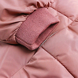 Curipeer Kids Winter Jacket Front Zip Warm Snow Wear Toddler Outer Clothing 2T