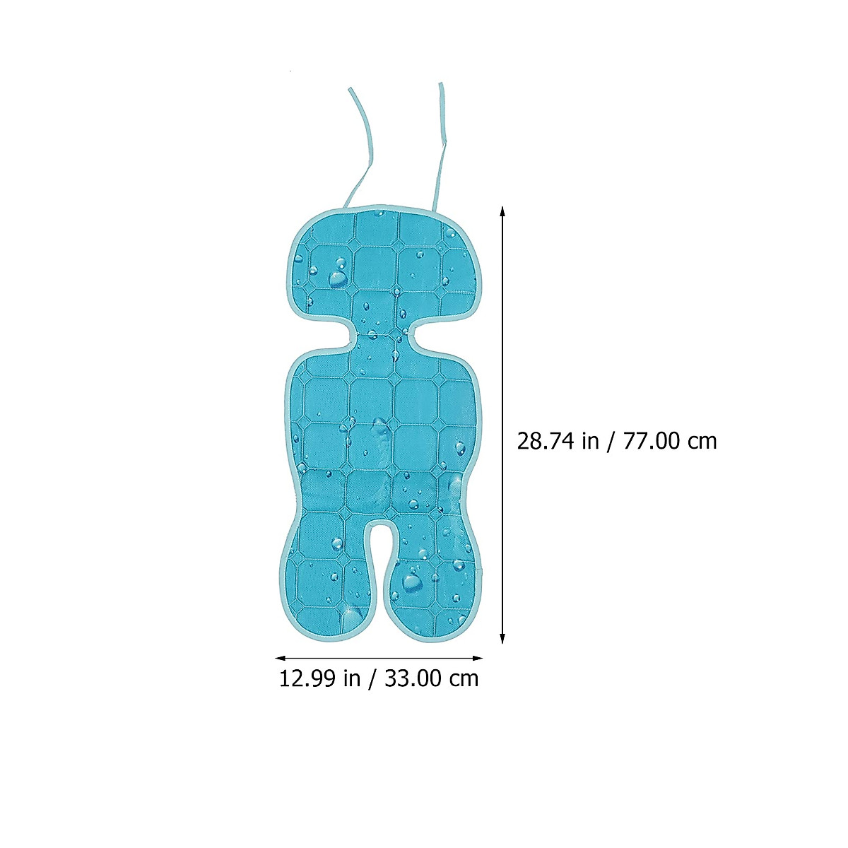 TOYANDONA Baby Seat Liner Ice Silk Infant Car Seat Cooler Stroller Cooling Mat Breathable Seat Pad Cushion for Universal Car Seat & Stroller(Random Color)