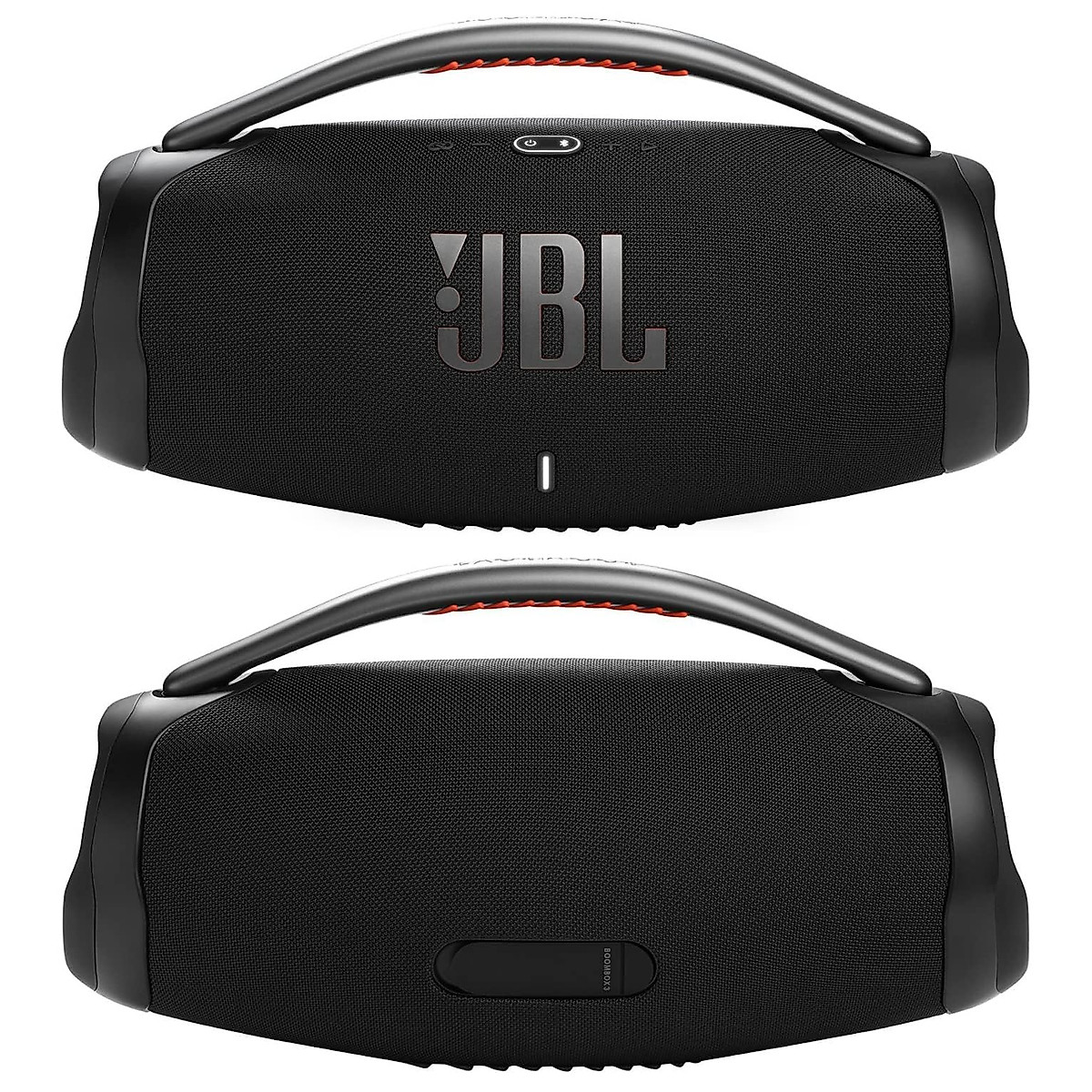 JBL Boombox 3 Wireless Bluetooth Streaming Portable Speaker, Black - IP67 Dustproof and Waterproof, up to 24 Hours of Play Time - WEPGPY Cable