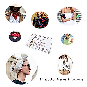 YOUR SMILE Silk Like Scarf Women's Fashion Pattern Large Square Satin Headscarf Headdress (Polka dot)