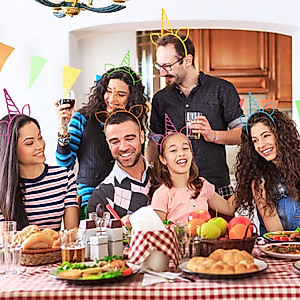 Zddaoole 24 Pcs Unicorn Headbands Unicorn Birthday Party Favors,Plastic Hairbands for Girls,Headware Accessories for Party Supplies Gift,Teens Toddlers Children