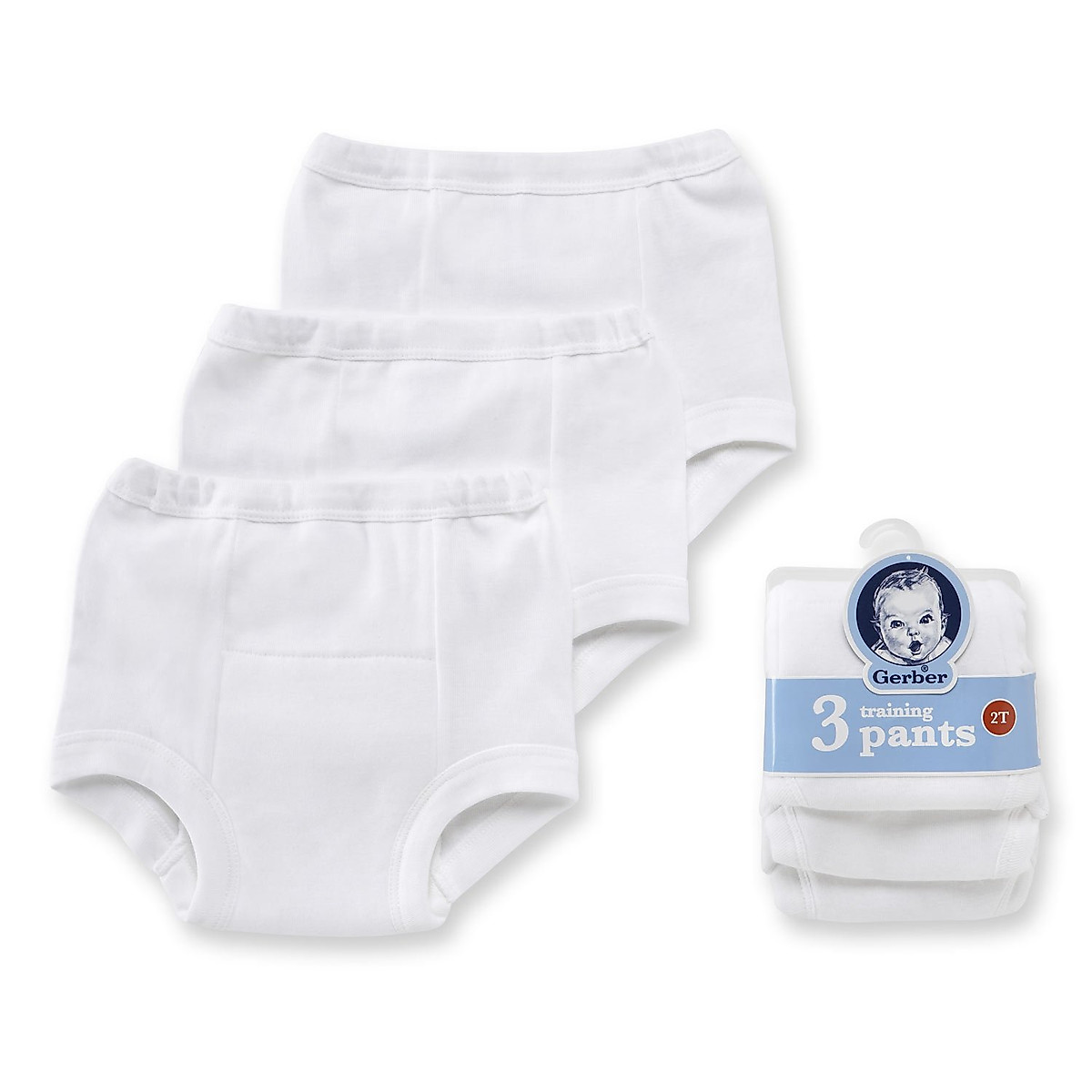 Gerber Potty Training Pants White 2T (3-pack)