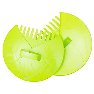 Gardenised Pair of Leaf Scoops, Hand Rakes for Lawn and Garden Cleanup (QI003286)