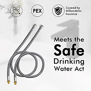 KES Black Bathroom Faucet Single Handle Type Bathroom Sink Faucet Stainless Steel Faucet Lavatory cUPC Certified Vanity Sink Faucet Matt Black, L3156ALF-BK