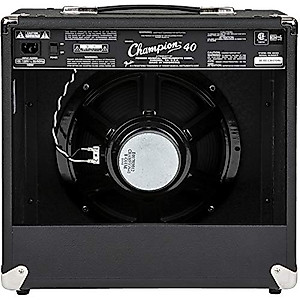Fender Champion 40 Guitar Combo Amplifier Bundle with Instrument Cable and Picks