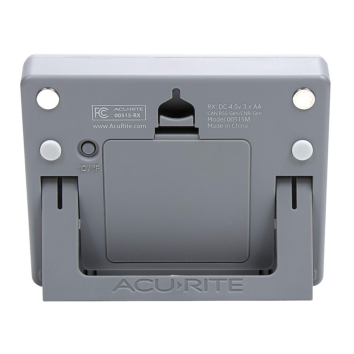 AcuRite Digital Wireless Fridge and Freezer Thermometer with Alarm, Max/Min Temperature for Home and Restaurants (00515M) 4.25" x 3.75"