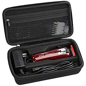 Aproca Hard Travel Storage Case Bag, for Wahl Professional 5-Star #8148 / #8504 / #8545 / #8509 / #8451 Cord/Cordless Magic Clip (Black)