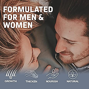 Foli-Tonic DHT Blocker & Hair Loss Supplement | Hair Thinning Treatment & Promotes Healthy Thicker Hair Growth | with Saw Palmetto & Biotin for Men & Women | 60 Vegan Capsules (60 Count (Pack of 1))