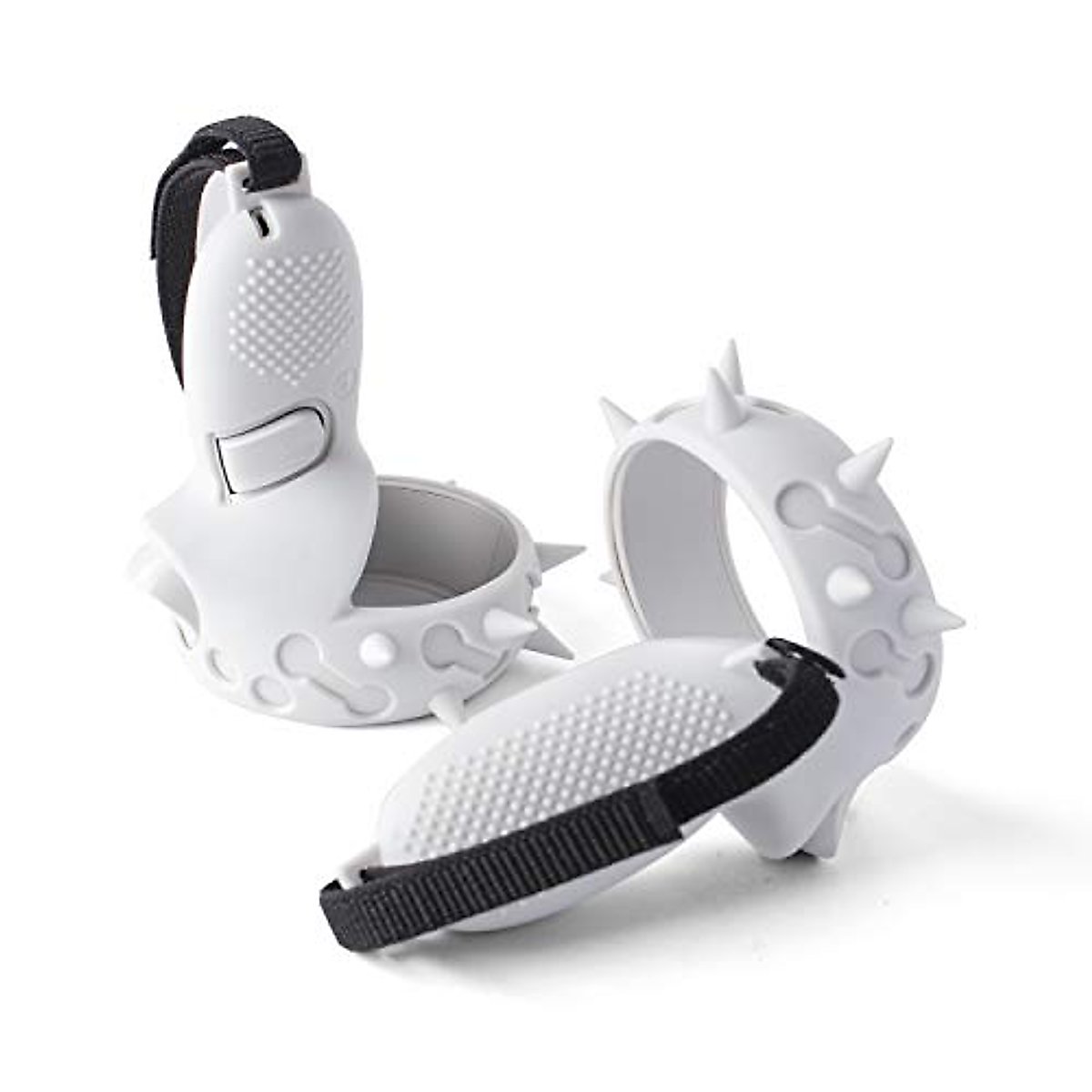 MOJOXR Silicone Grip Cover Compatible with Quest 2 Touch Controller Grips, Touch Controller Grip Accessories, Touch Controller Grip Sleeve, Enhanced VR Game Experience (Rivet-White)