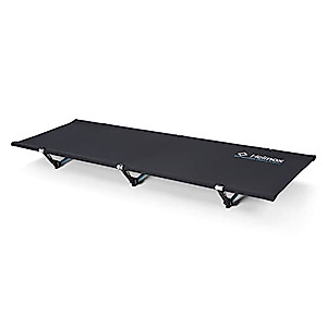 Helinox Cot One Lightweight, Compact, Collapsible, Portable Camping Cot, Regular, Black