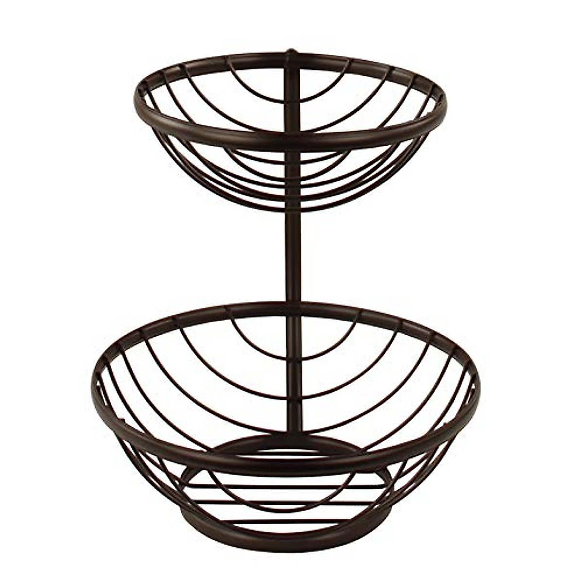 Spectrum Diversified Ashley Arched 2-Tier Server for Storage and Display of Fruit Vegetables Produce and More, Medium, Bronze