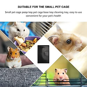 Dog Crate Replacement Pan- Plastic Pet Cage Cleaning Tray- Cage Tray Plastic Base Tray for Rabbit Dog Cat 43x28cm