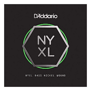 D'Addario NYXL Nickel Wound Bass Guitar Single String - NYXLB130T, Long Scale, 130, Tapered