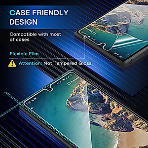 AACL [4-Pack] Pixel 7 Screen Protector for Google Pixel 7 5G [Not Glass] - Screen Protector for Pixel 7 Hybrid Film [7H][Fingerprint Compatible][Alignment Tool]