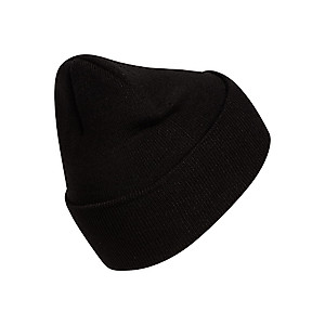 adidas Originals Tall Utility Cuff Beanie, Black 2, One Size